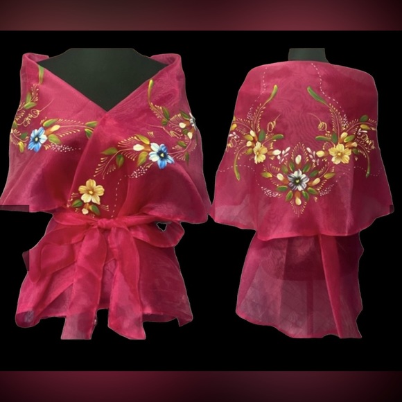Tops | Filipiniana Wrap Around | Poshmark